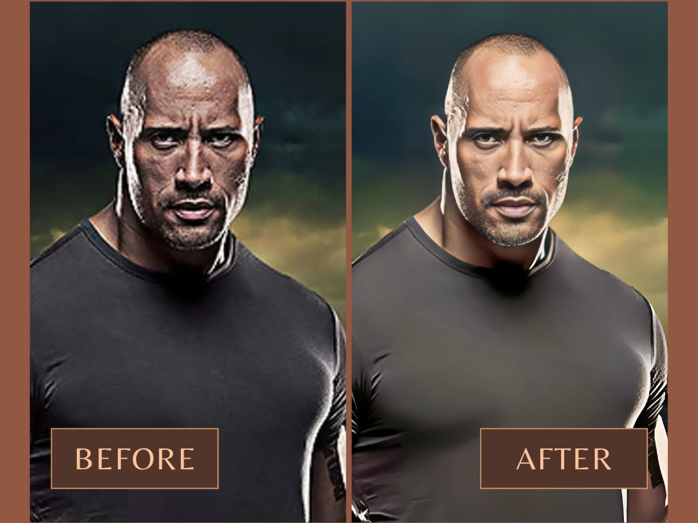 Low-quality blurry photos into enhanced and upscaled HD-quality images ...