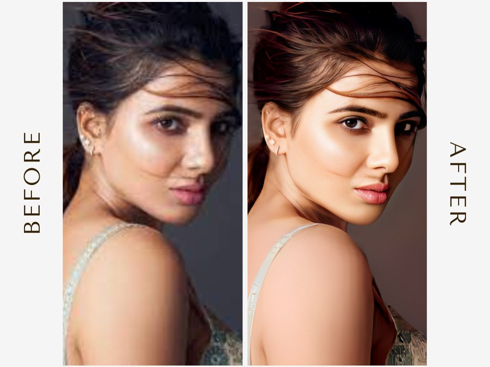 Low-quality blurry photos into enhanced and upscaled HD-quality images ...