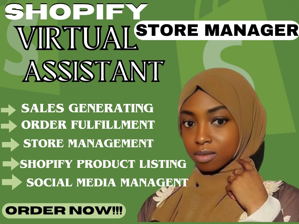 Your Shopify Virtual Assitance Or Store Manager Boost Your Store's ...