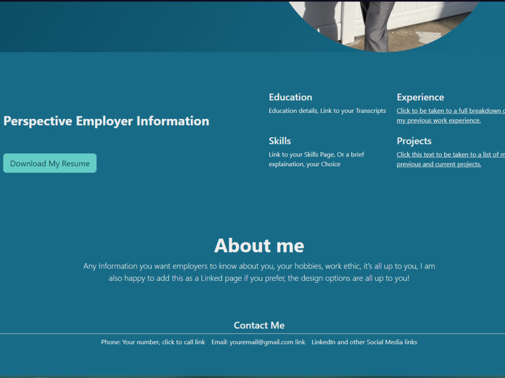 A portfolio Website that can host all of your projects and work ...