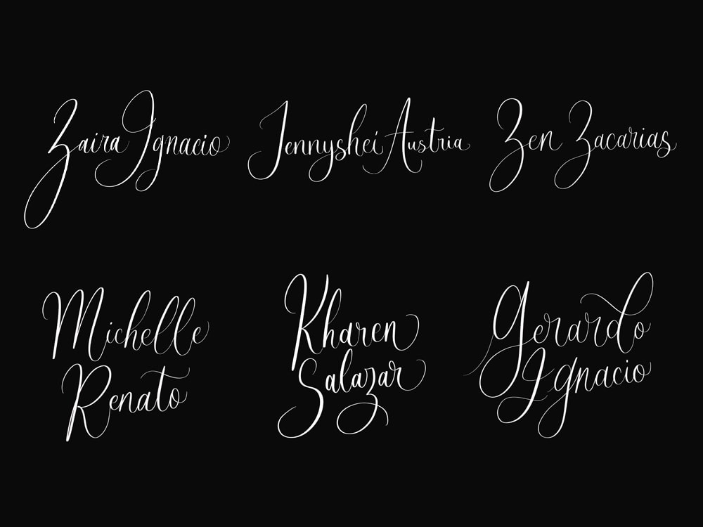 Handwritten calligraphy signature logo | Upwork