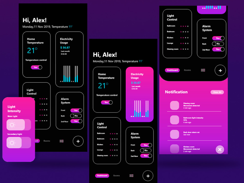 Professional ui app and web design for your business | Upwork