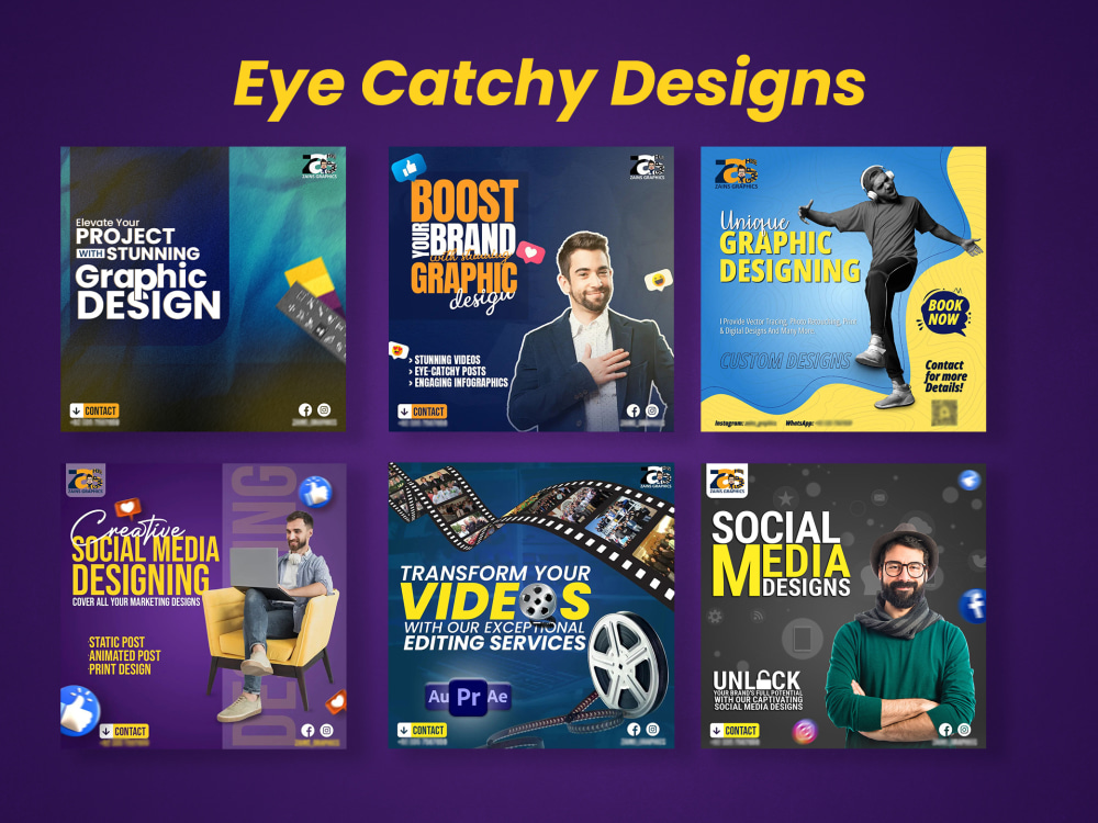 Creative eye-catchy social media posts | Upwork