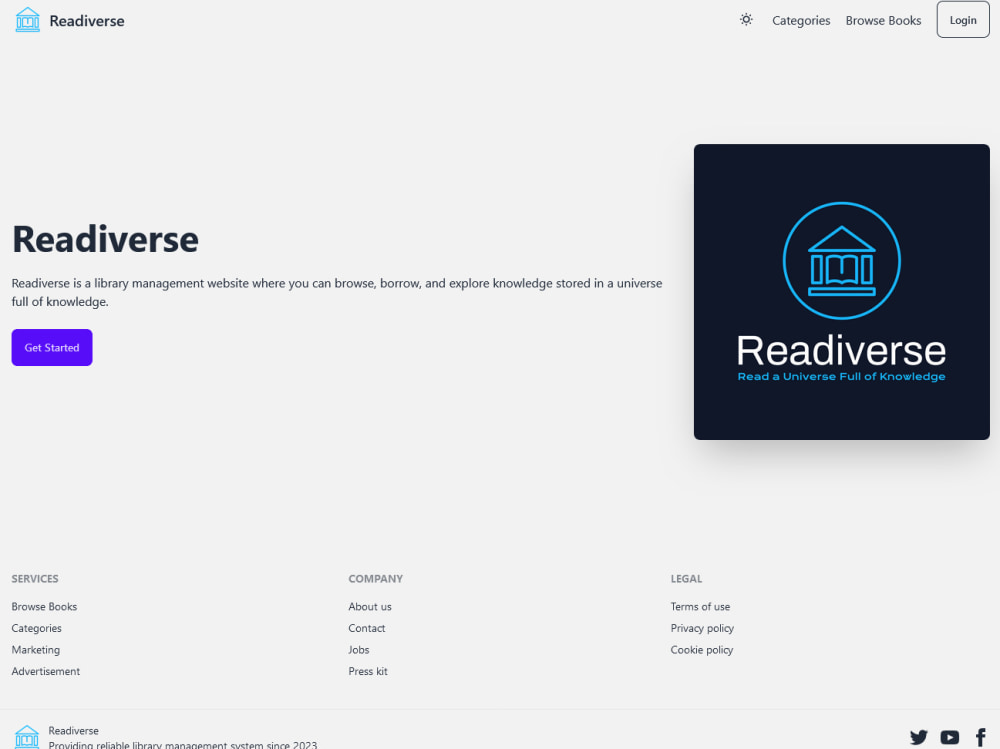 A custom Laravel website made using Tailwind, DaisyUI, MySQL | Upwork