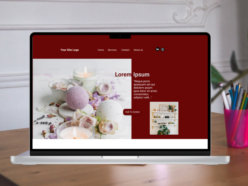 Minimalist landing page design. | Upwork