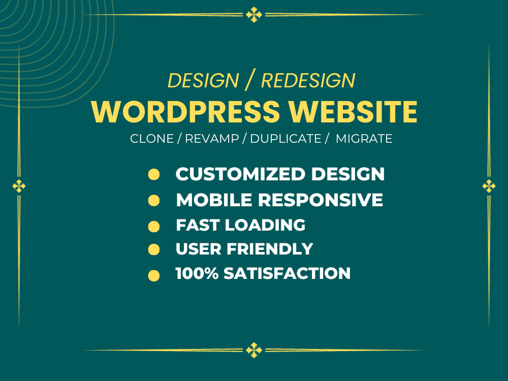 Clone, Revamp or Redesign WordPress Website Design, WordPress Developer | Upwork