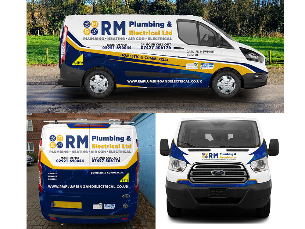 Commercial van wrap design, truck wrap design or car wrap design | Upwork
