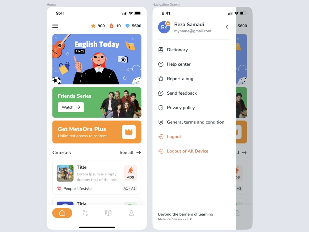 A premium-quality UI/UX design. | Upwork