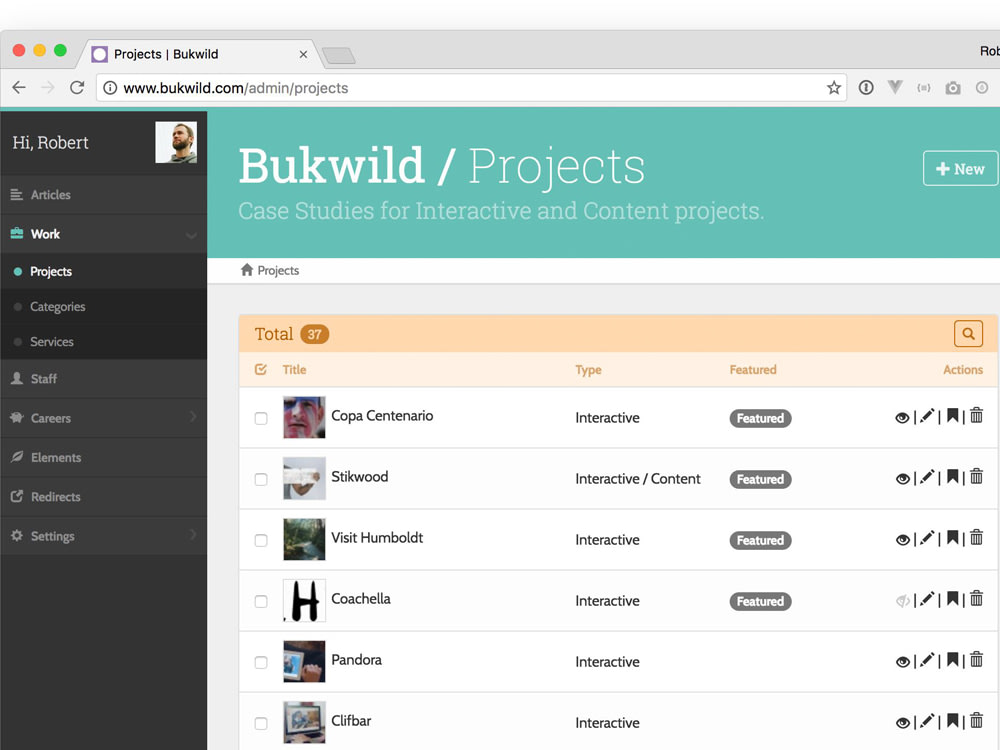 CMS web application based on Laravel | Upwork