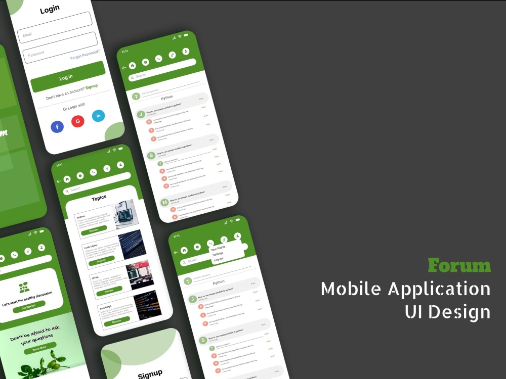 Latest mobile application and web User Interface design using FIGMA ...