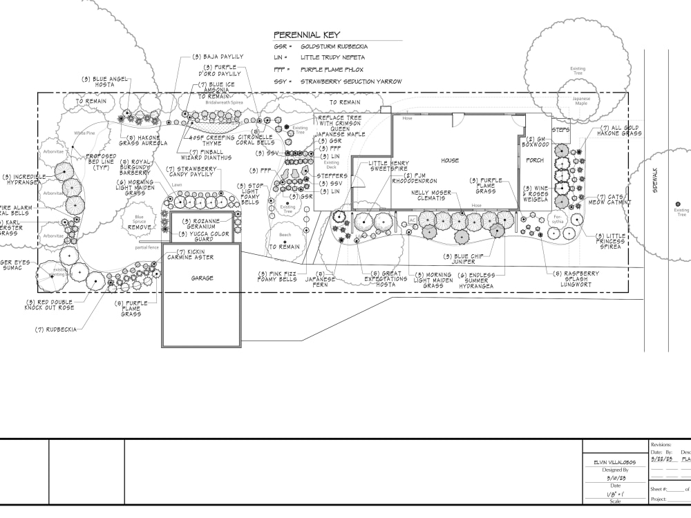 A Detailed 2D Landscape Design | Upwork