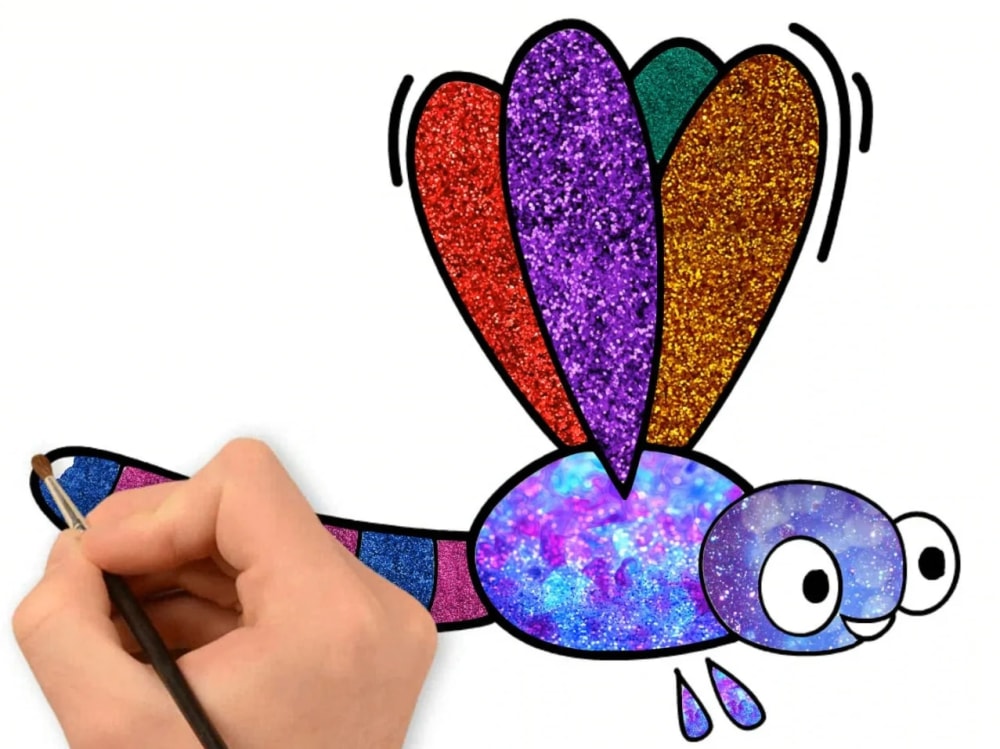 Coloring page video for YouTube kids | Upwork