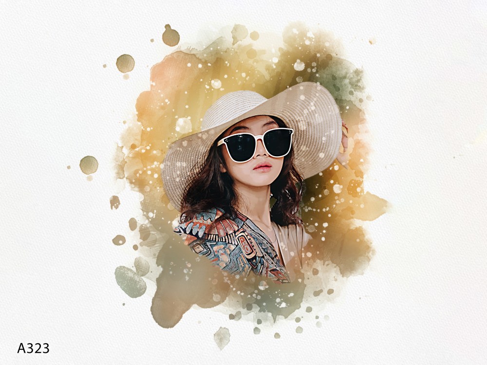 Watercolor Painting Splash Portrait & other 10 Different Portrait | Upwork