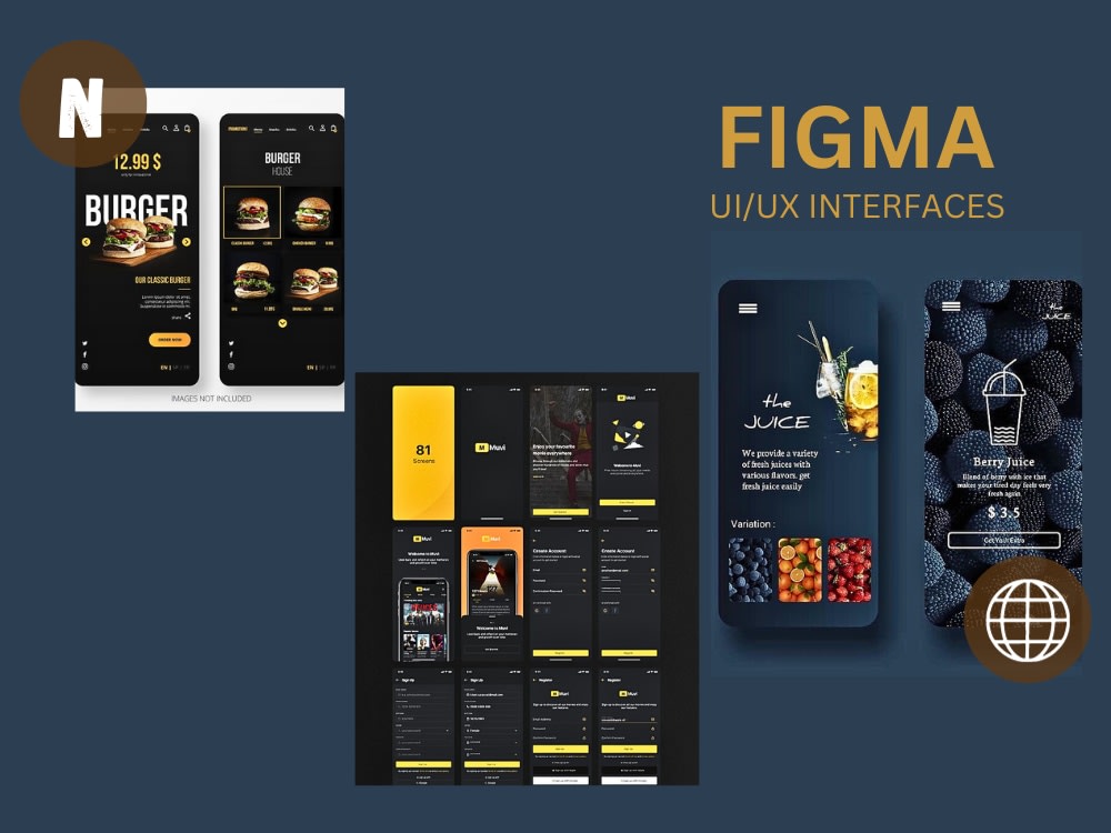 A dynamic UI UX design on figma and Adobe xd for a website | Upwork