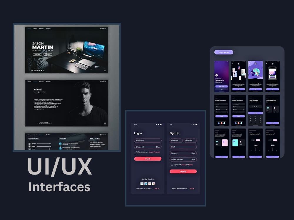 A dynamic UI UX design on figma and Adobe xd for a website | Upwork