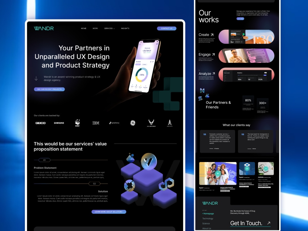 A modern UI/UX Website Design that takes your business to the next ...