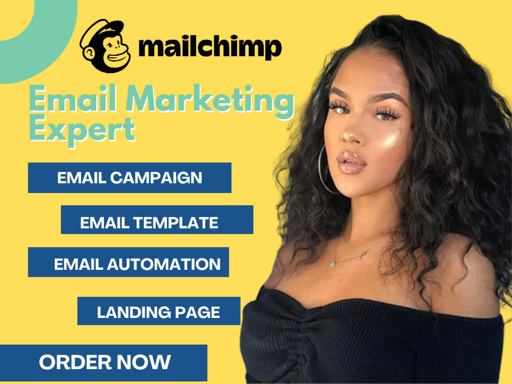 Responsive Mailchimp template, Email landing page and Email automation ...