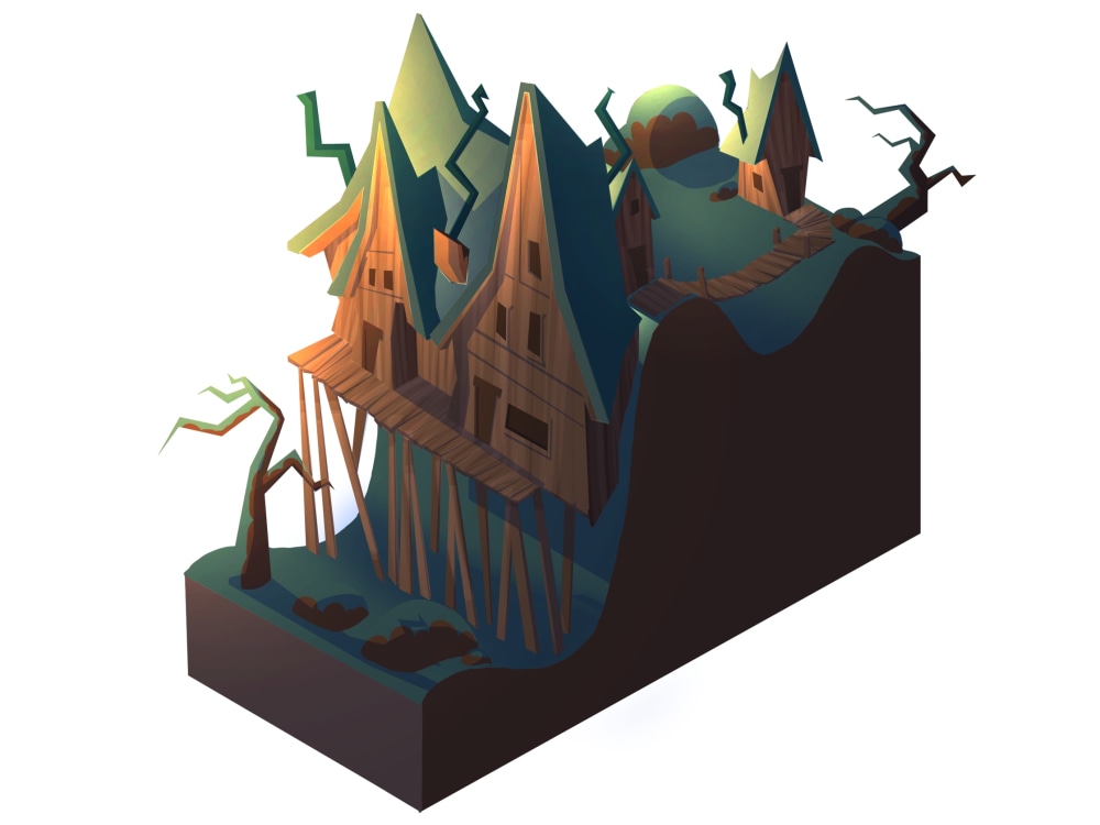 Stunning stylized concept art for your projects. | Upwork