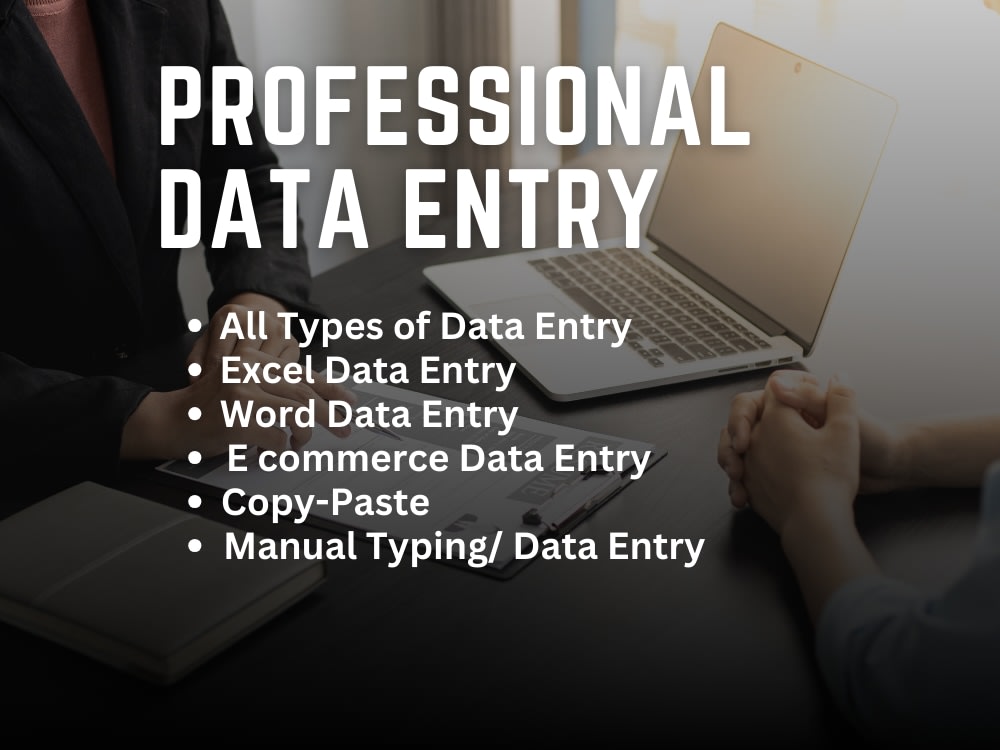 All types of data entry | E-commerce Data Entry | Upwork