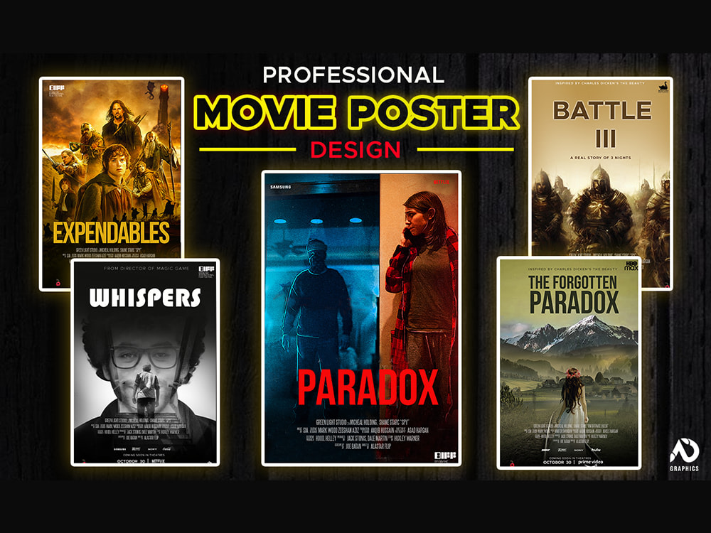 Movie posters and film posters with perfection | Upwork