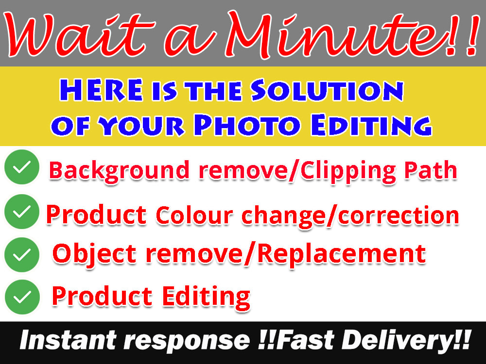 Photo Editing, Image Editing, Photoshop services with Quick Response ...