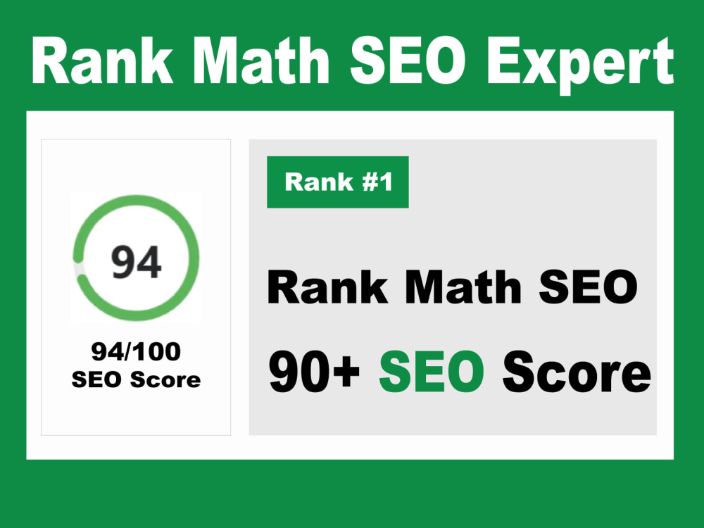Unlock Pro-Level SEO with RankMath - Score 90+ Guaranteed! | Upwork