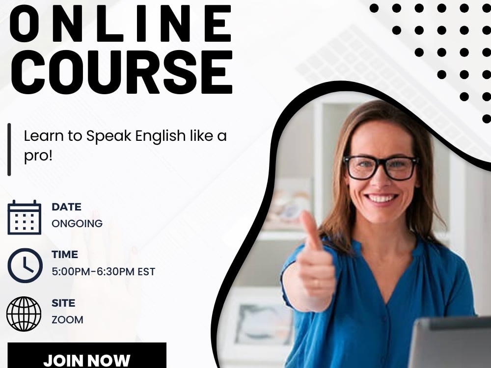 Online English Lessons via Zoom ( 1hour 30 mins) | Upwork