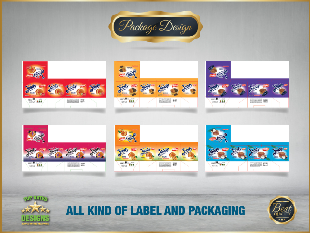 Package Design With Realistic Preview and Print Files | Upwork