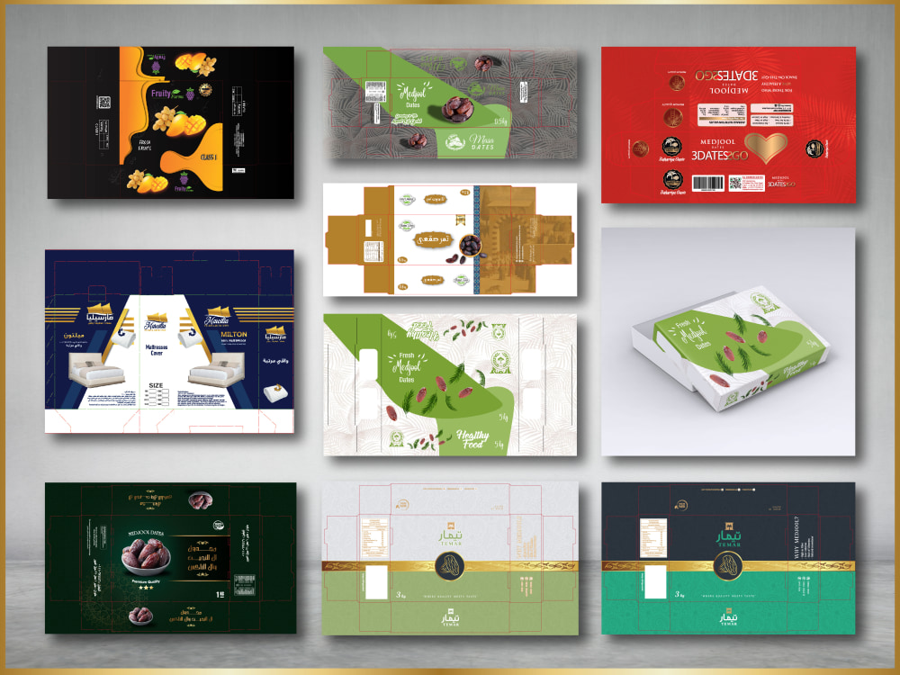 Package Design With Realistic Preview and Print Files | Upwork