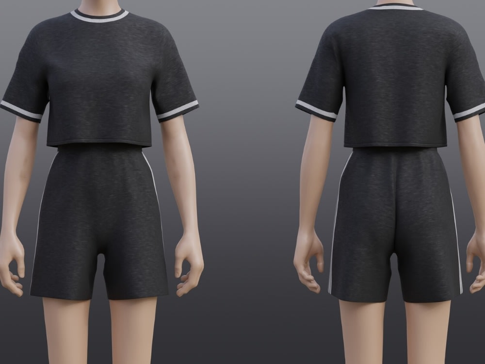 A 3d clothing design, 3d second life model, animation and 3d model | Upwork