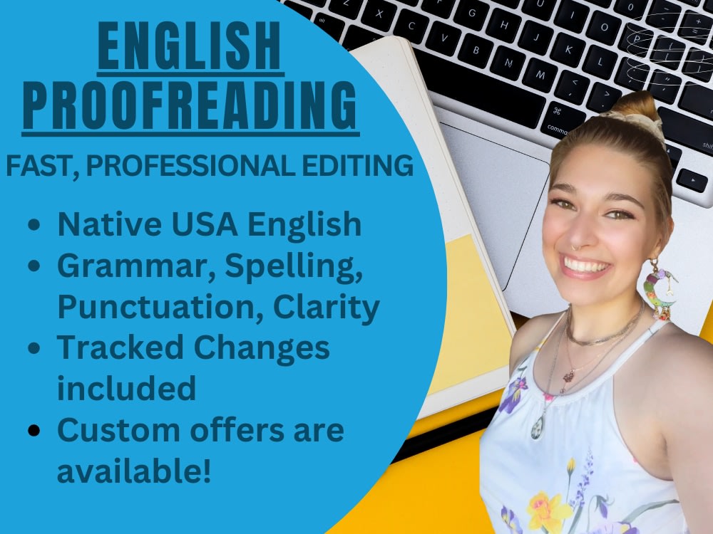 Your english text proofread and edited! | Upwork