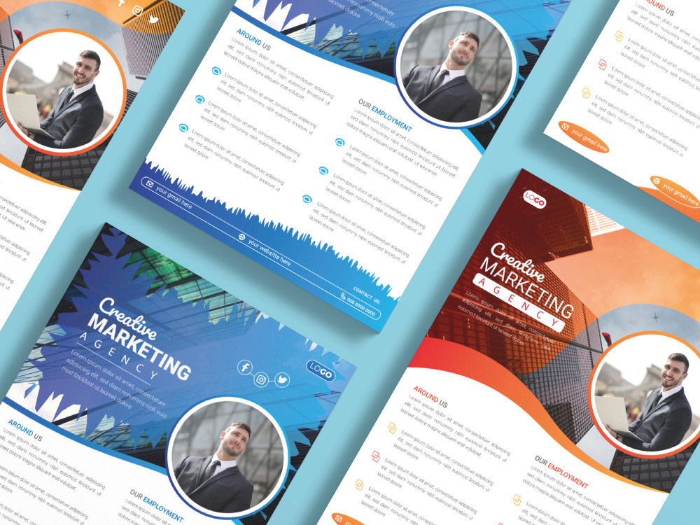 Modern professional business event marketing animated motion flyer ...