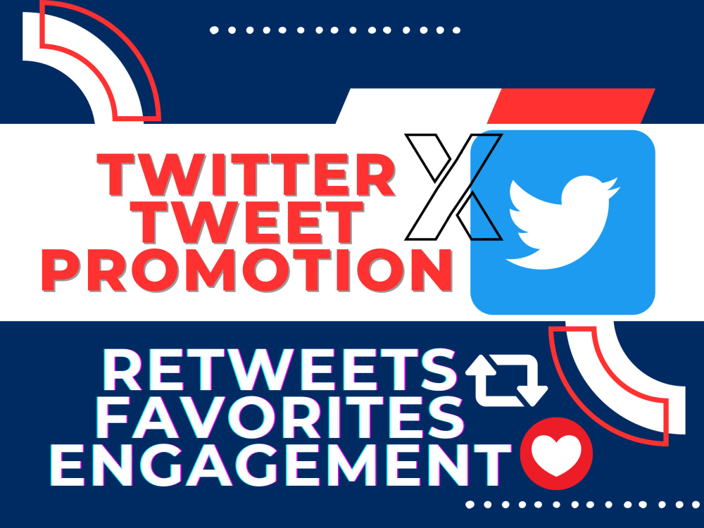 Twitter tweet promotion | 100 Twitter Retweets and Favorites engagement ...