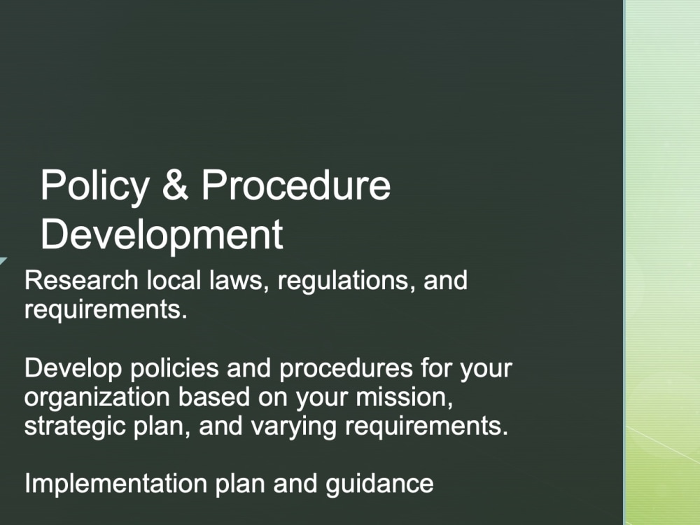 A high-quality deliverable that is compliant with applicable ...