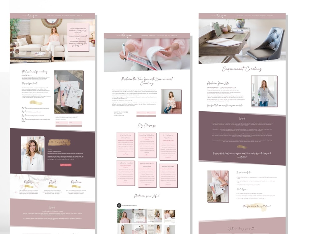 A gorgeous & easy to update Website Design | Upwork