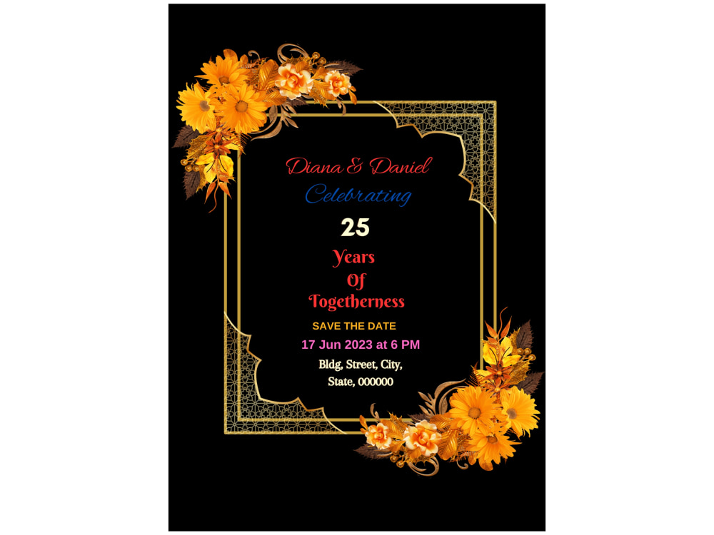 Invitation card for different events | Upwork