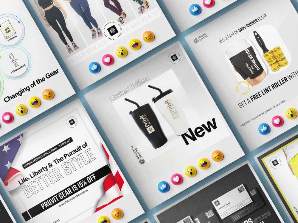 Set of 3 IG & FB graphics | Upwork