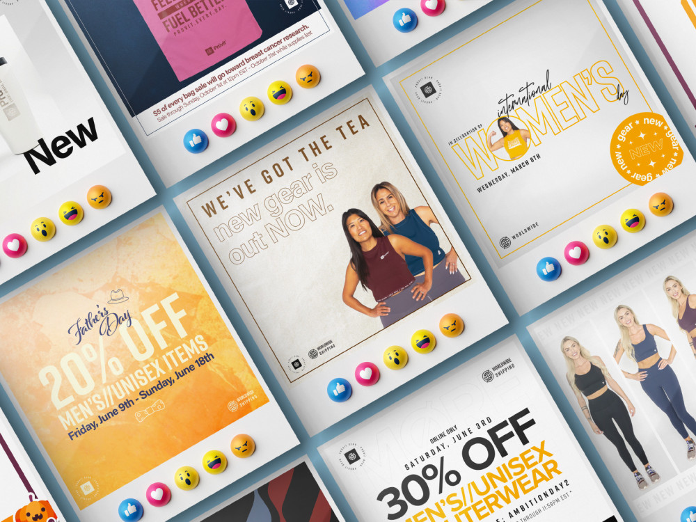 Set of 3 IG & FB graphics | Upwork