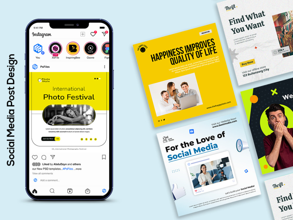 Premium, high-quality social media posts, ads designer | Upwork