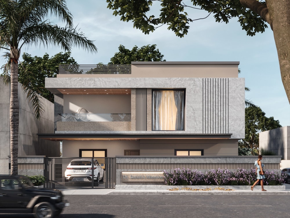 3d design your facade, side and back elevations | Upwork