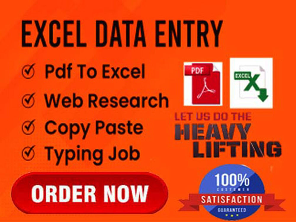 Convert PDF to Excel or Word, scan pages to Word or Excel, file conversion | Upwork