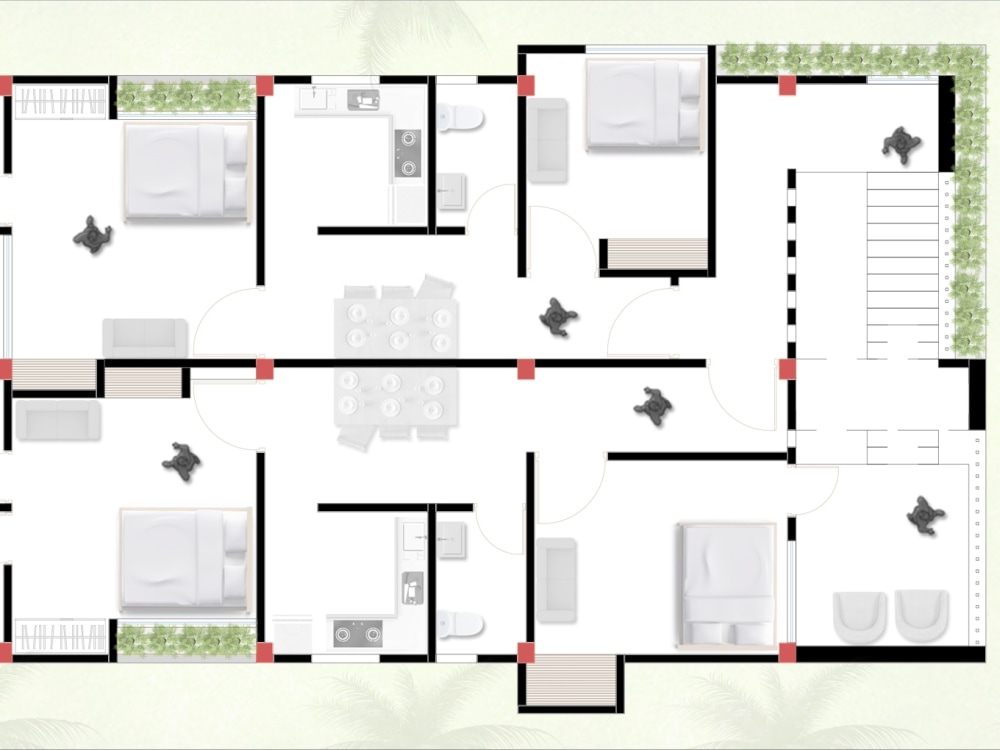 Architectural 2D Floor Plan Design with revisions | Upwork