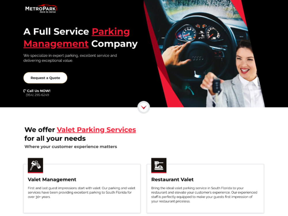 A High Converting Landing Page Web Design | UX Optimized Sections | Upwork