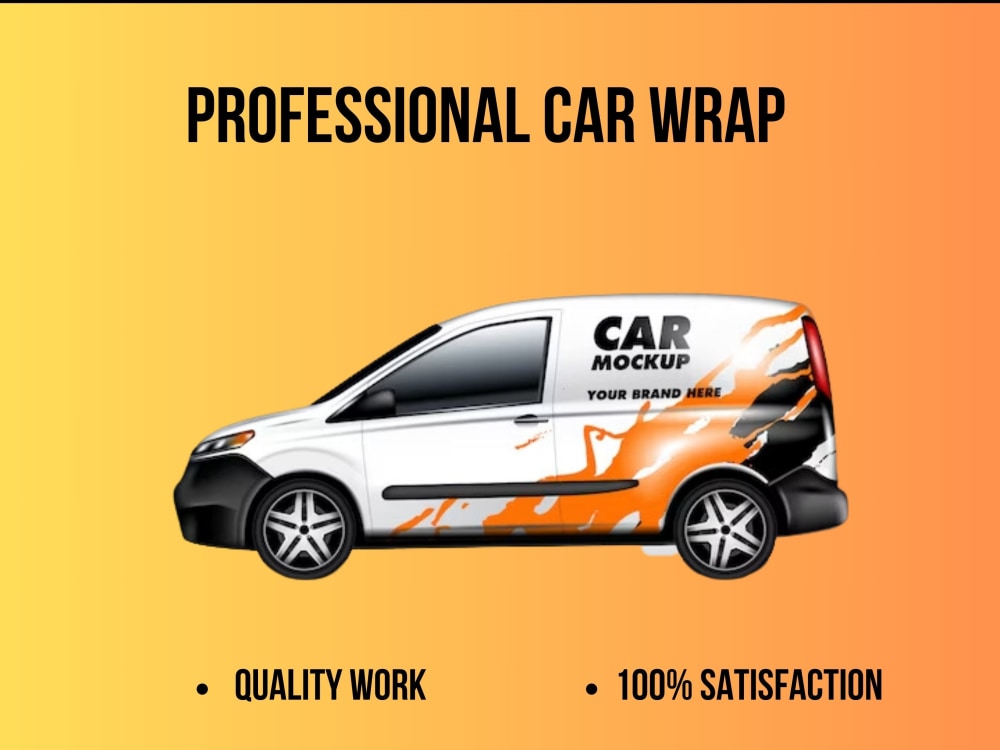 Professional Car wrap design, Car wrapping and truck wrap | Upwork