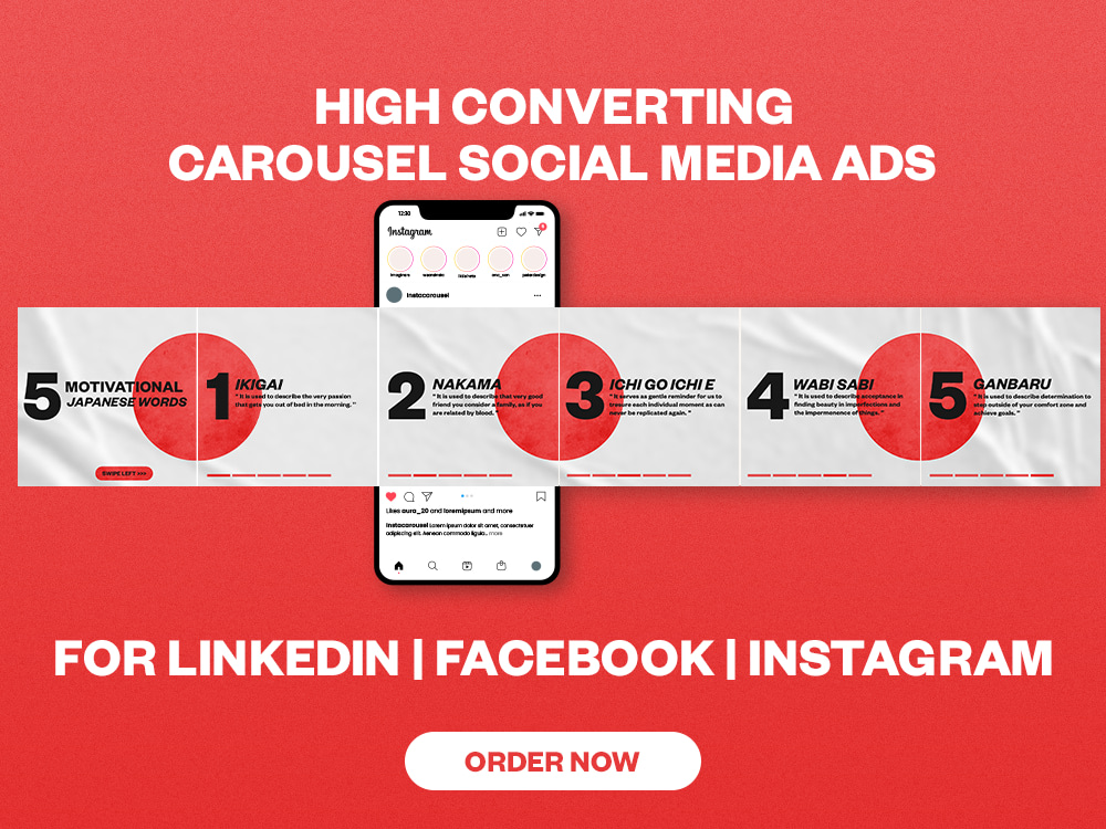 Creative Instagram carousel post and Linkedin carousel post | Upwork