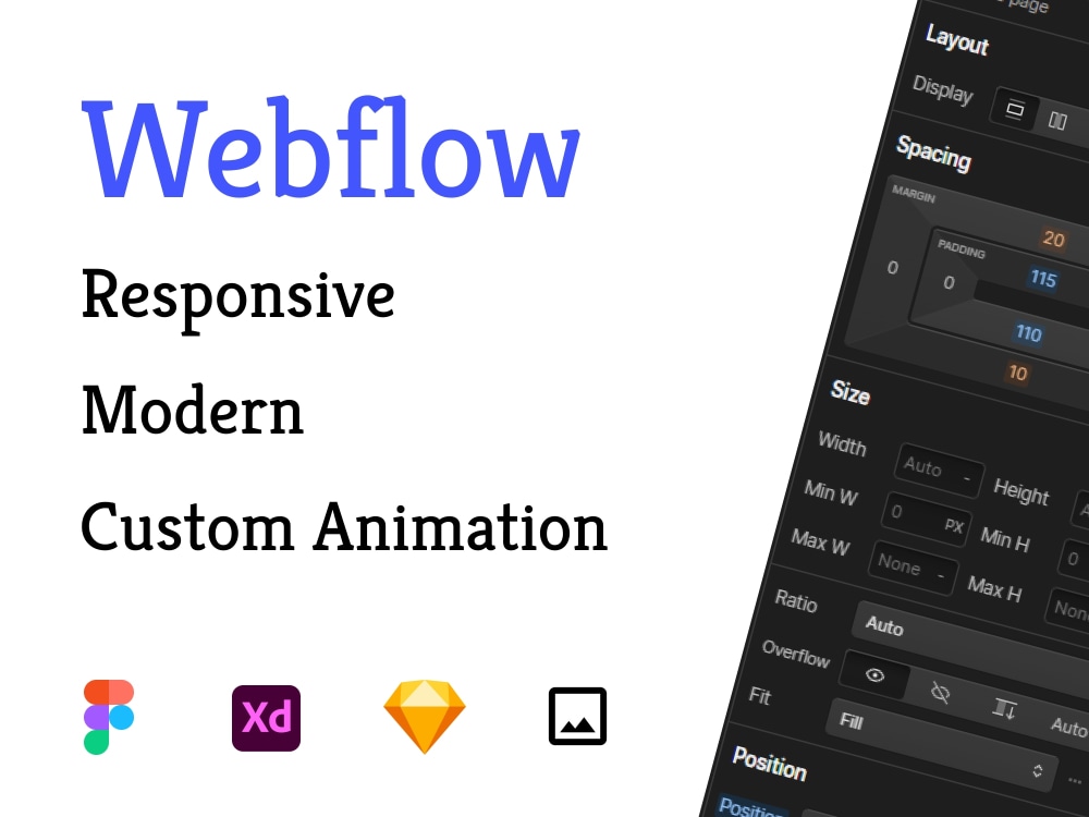 A Webflow website based on design from Webflow expert | Upwork