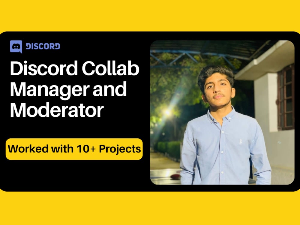 Discord collab manager and discord moderator services | Upwork