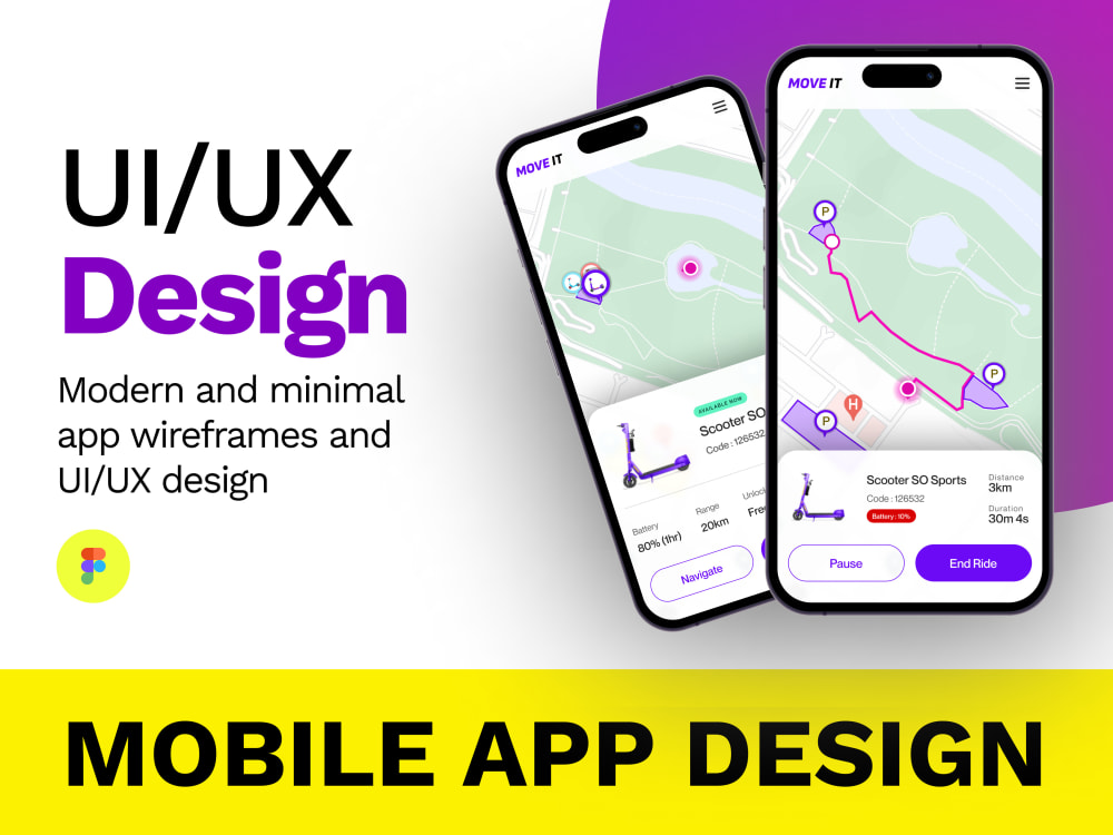 Modern mobile app UI UX Design in Figma | Upwork