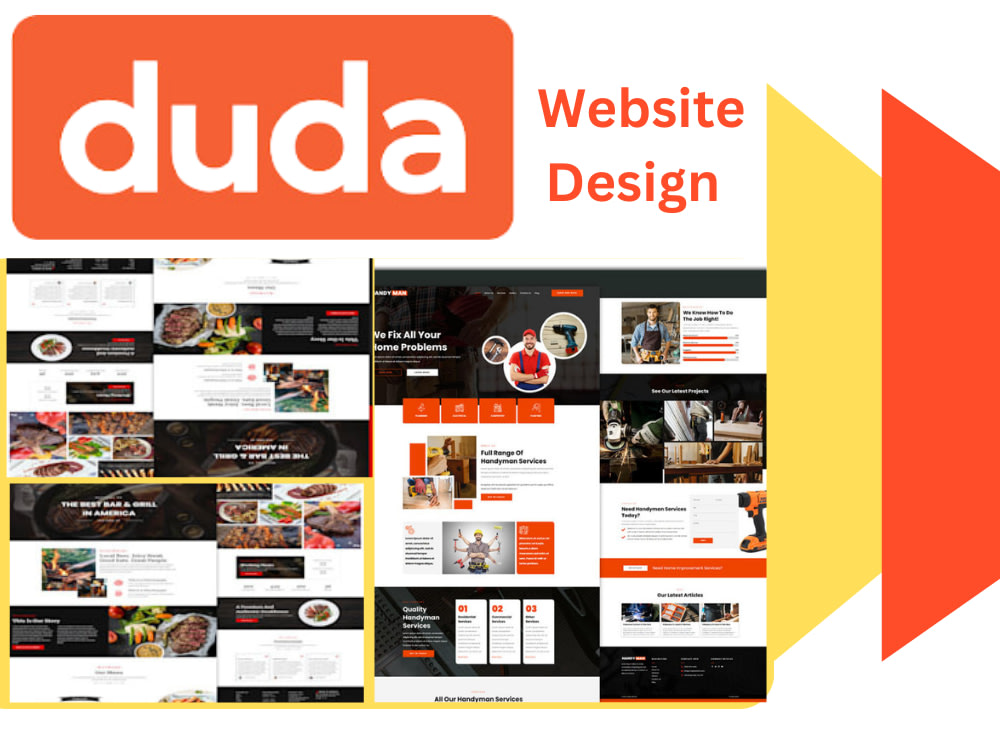 A responsive duda website design using duda website builder | Upwork