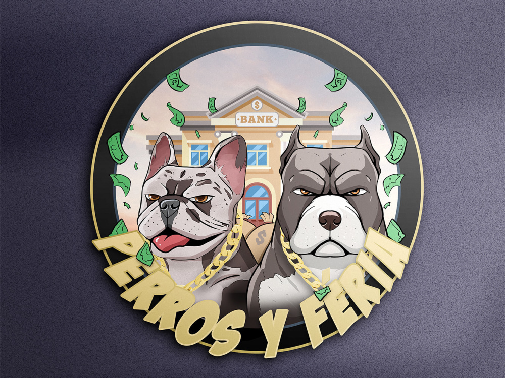 Dogs, bullies, Frenchie pet illustration and logo | Upwork